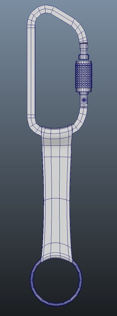 3d Carabiner Model