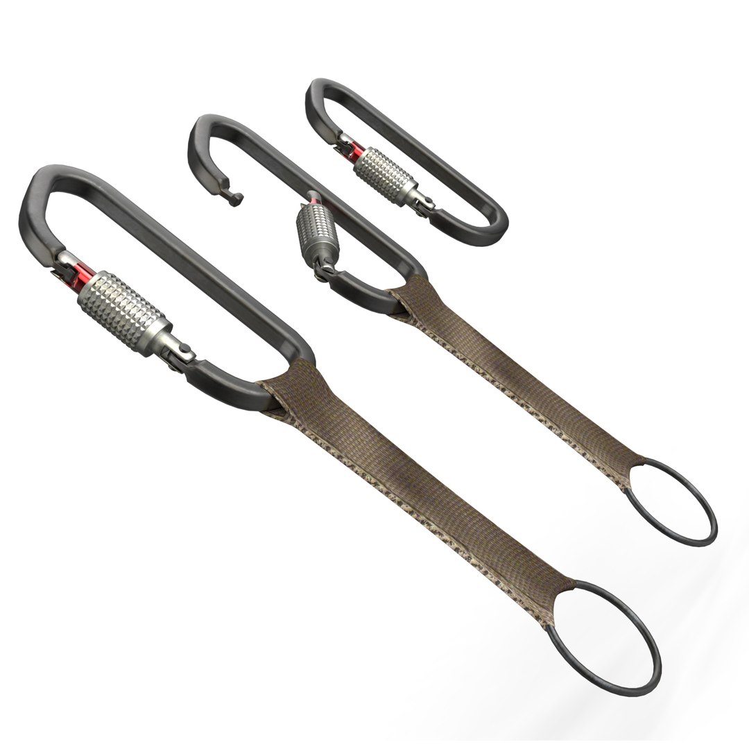 3d Carabiner Model