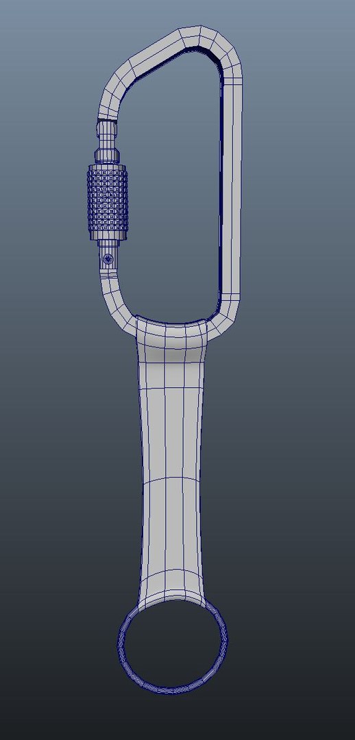 3d Carabiner Model