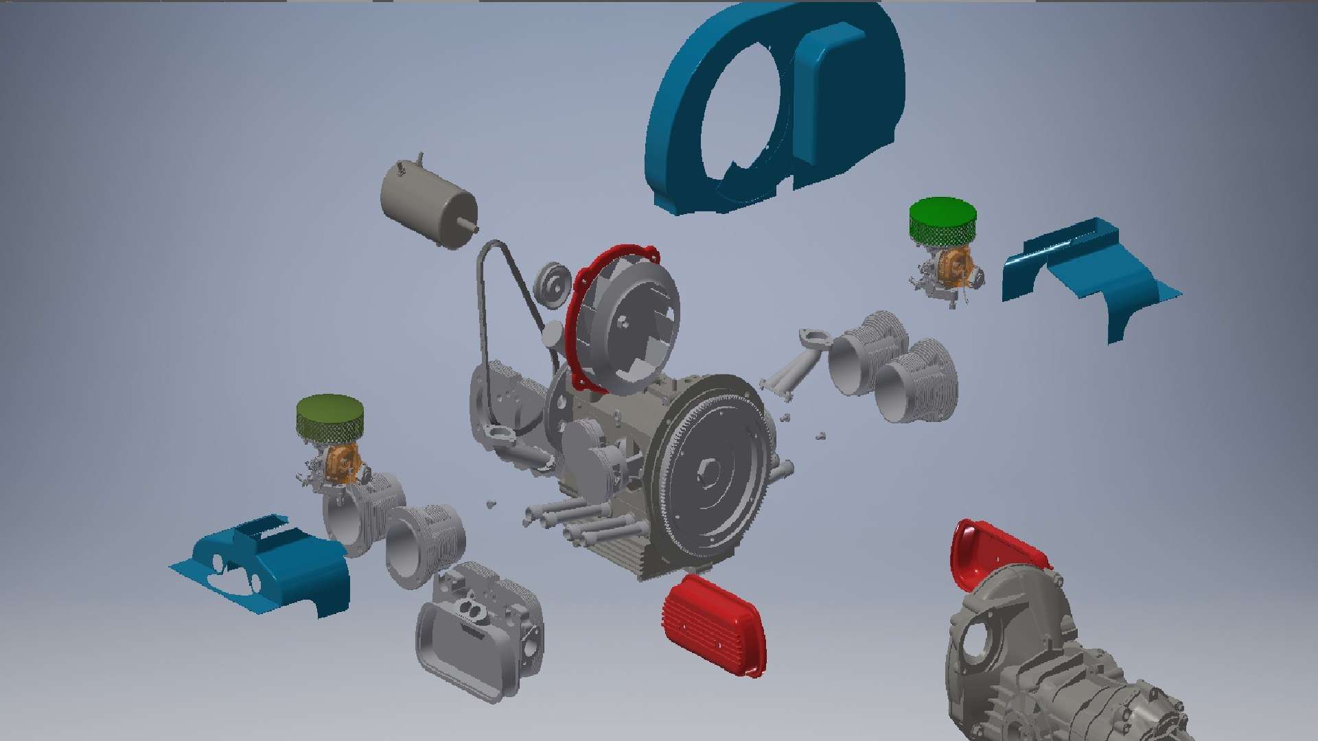3D Model Boxer Engine 3d Model - TurboSquid 2326670