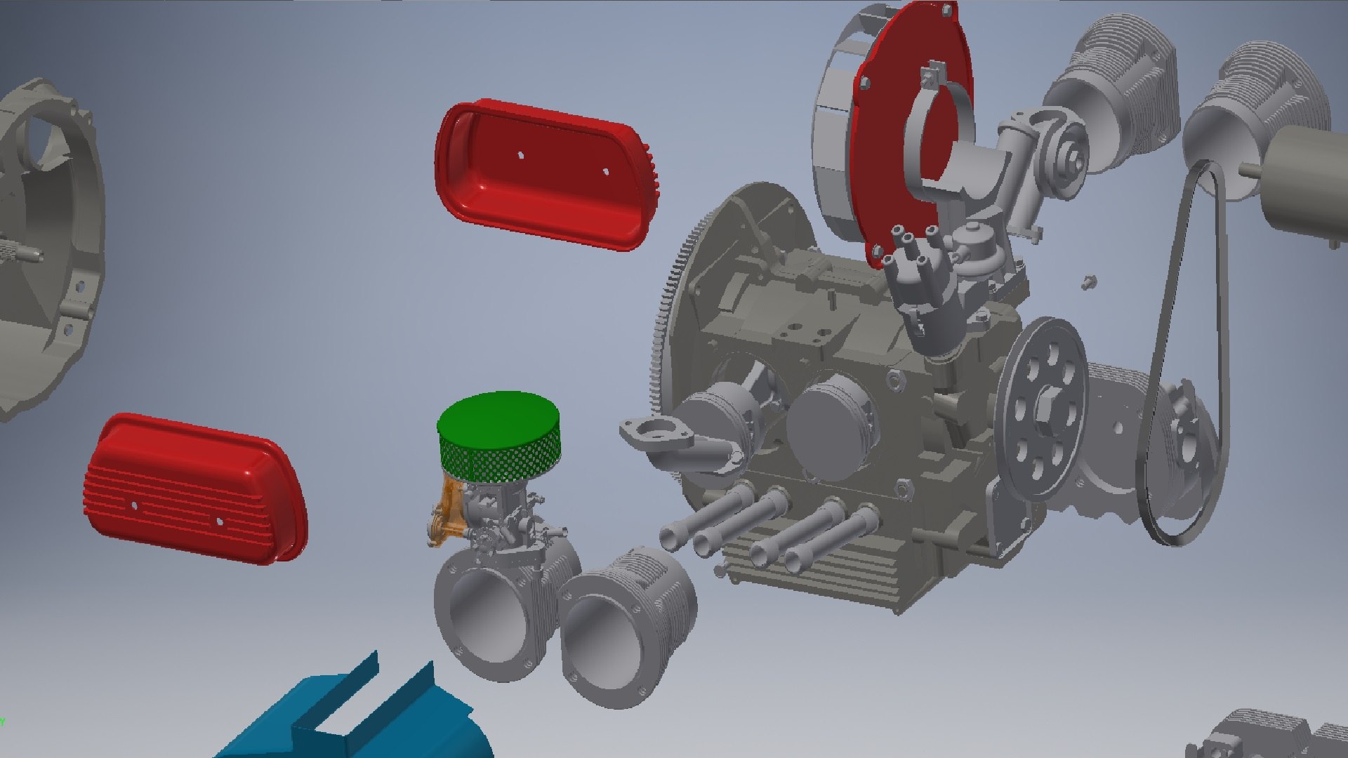 3D Model Boxer Engine 3d Model - TurboSquid 2326670
