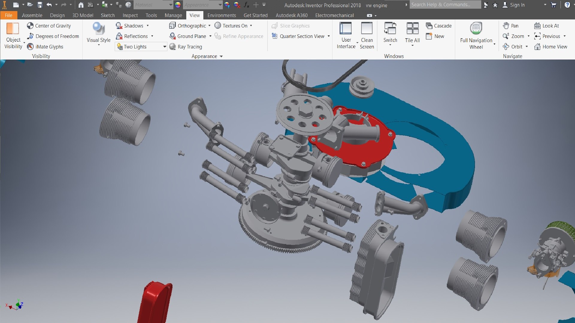3D Model Boxer Engine 3d Model - TurboSquid 2326670