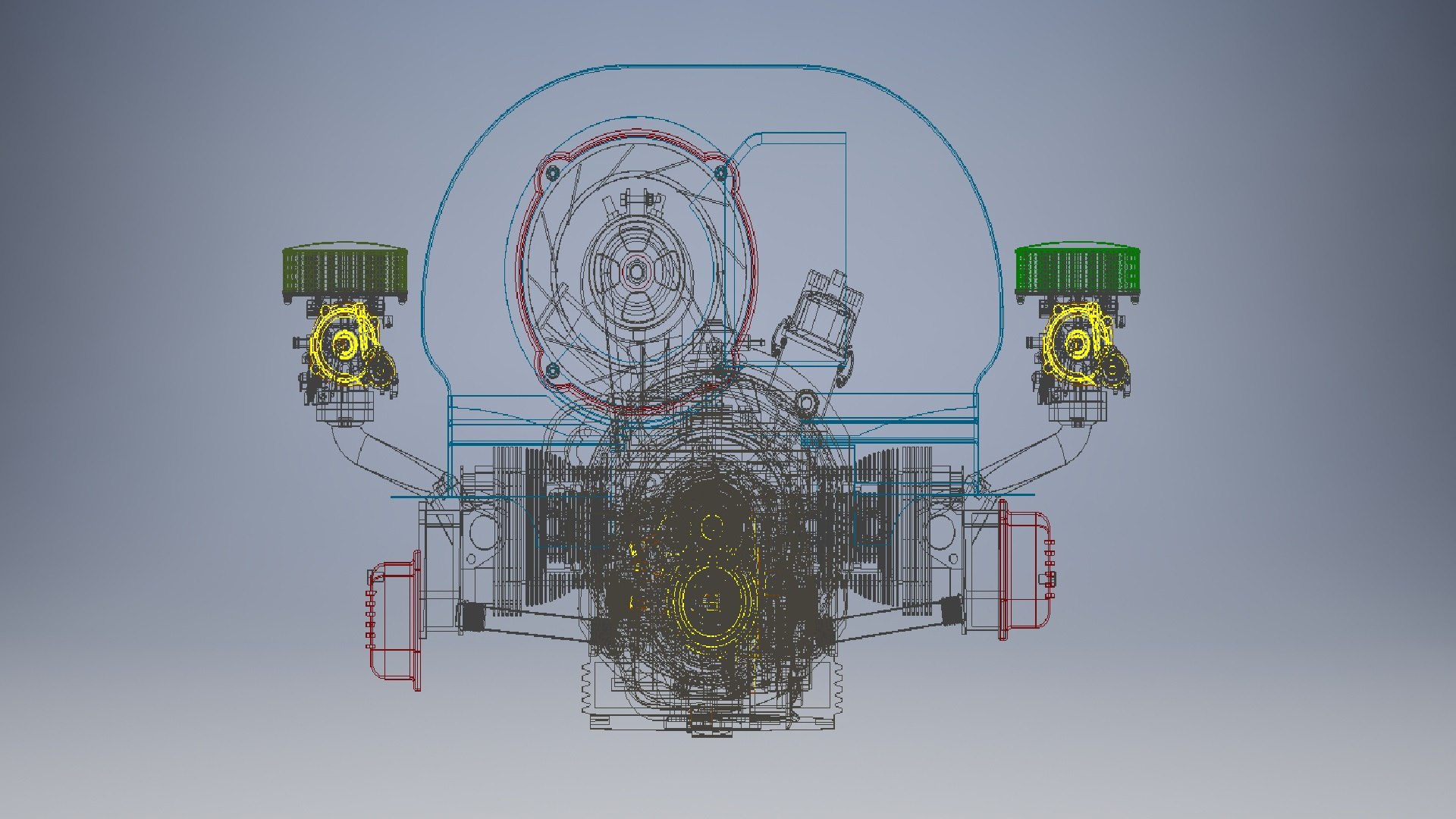 3D Model Boxer Engine 3d Model - TurboSquid 2326670