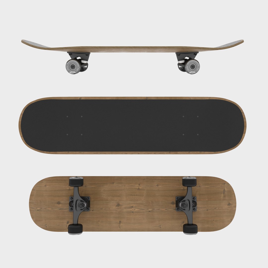 Realestic Skateboard 3D Model - TurboSquid 2152904