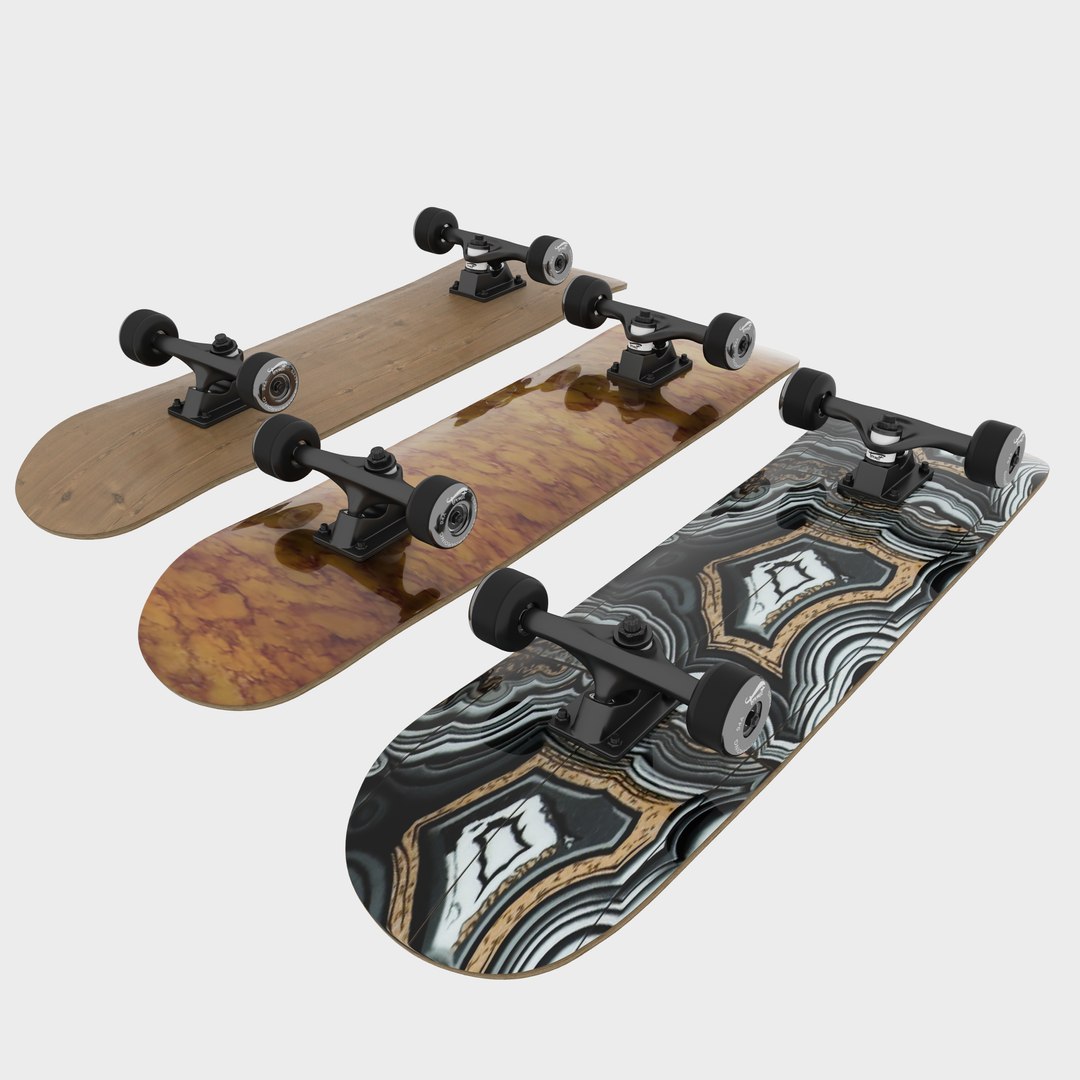 Realestic Skateboard 3D Model - TurboSquid 2152904