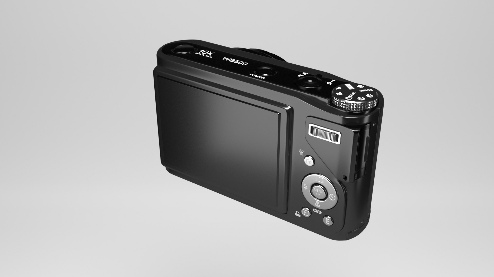 Samsung Wb500 Digital Camera 3D Model - TurboSquid 1914517