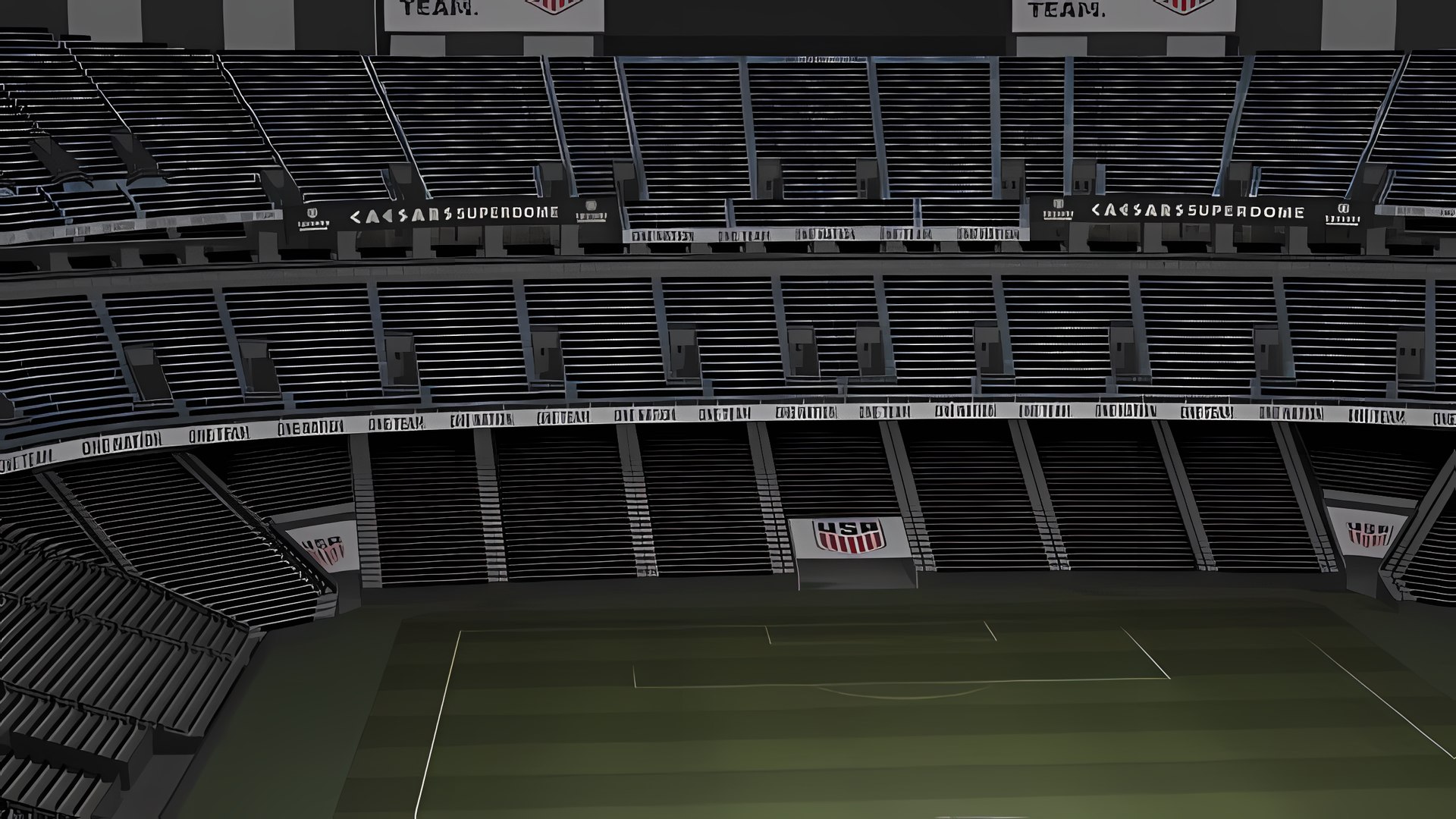 3D Model Ceasars Superdome - TurboSquid 2226004