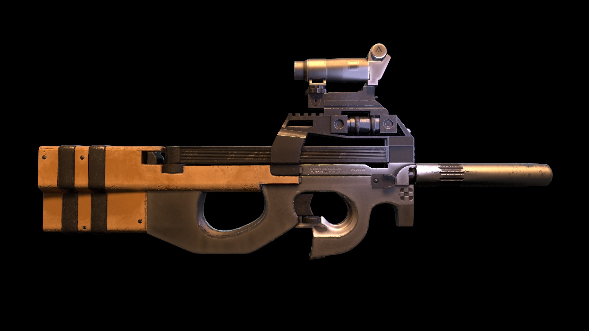 Light Machine Gun 3D Model - TurboSquid 1485404