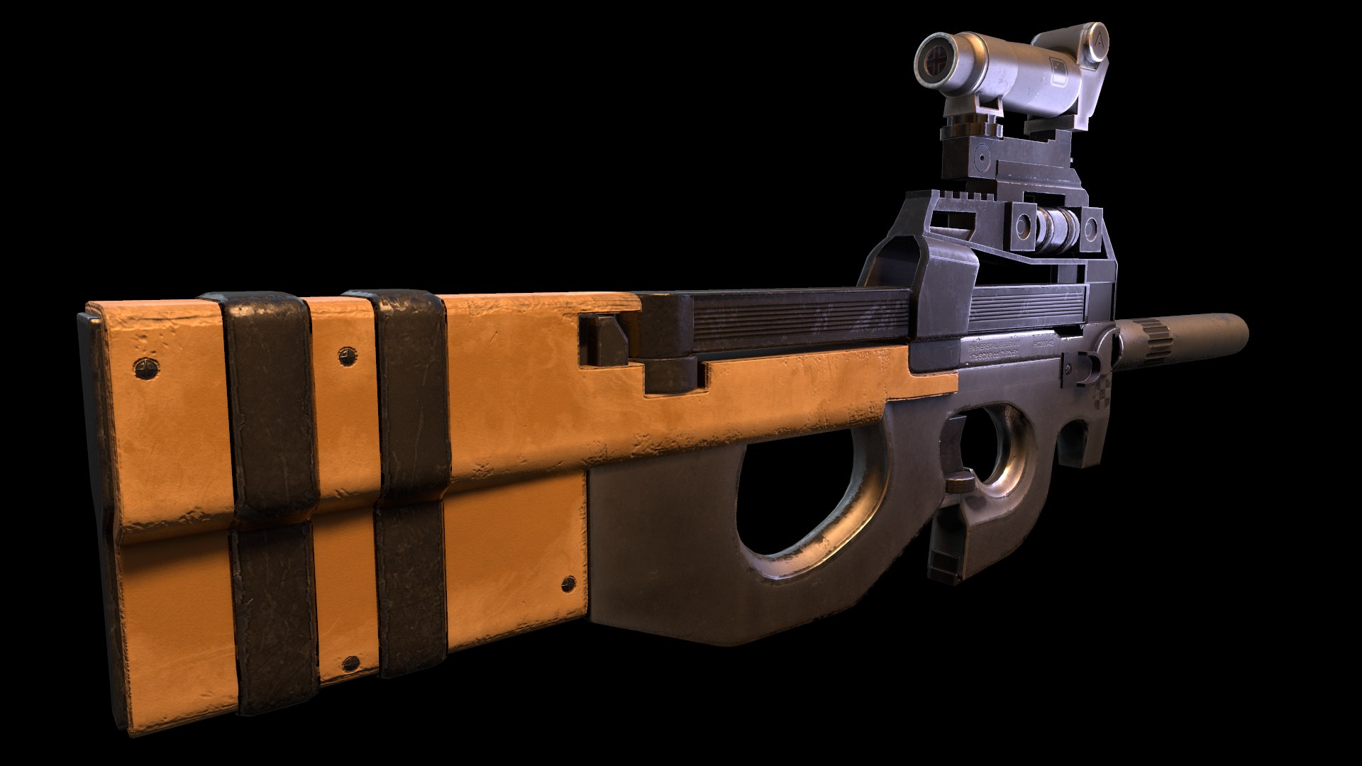 Light Machine Gun 3D Model - TurboSquid 1485404