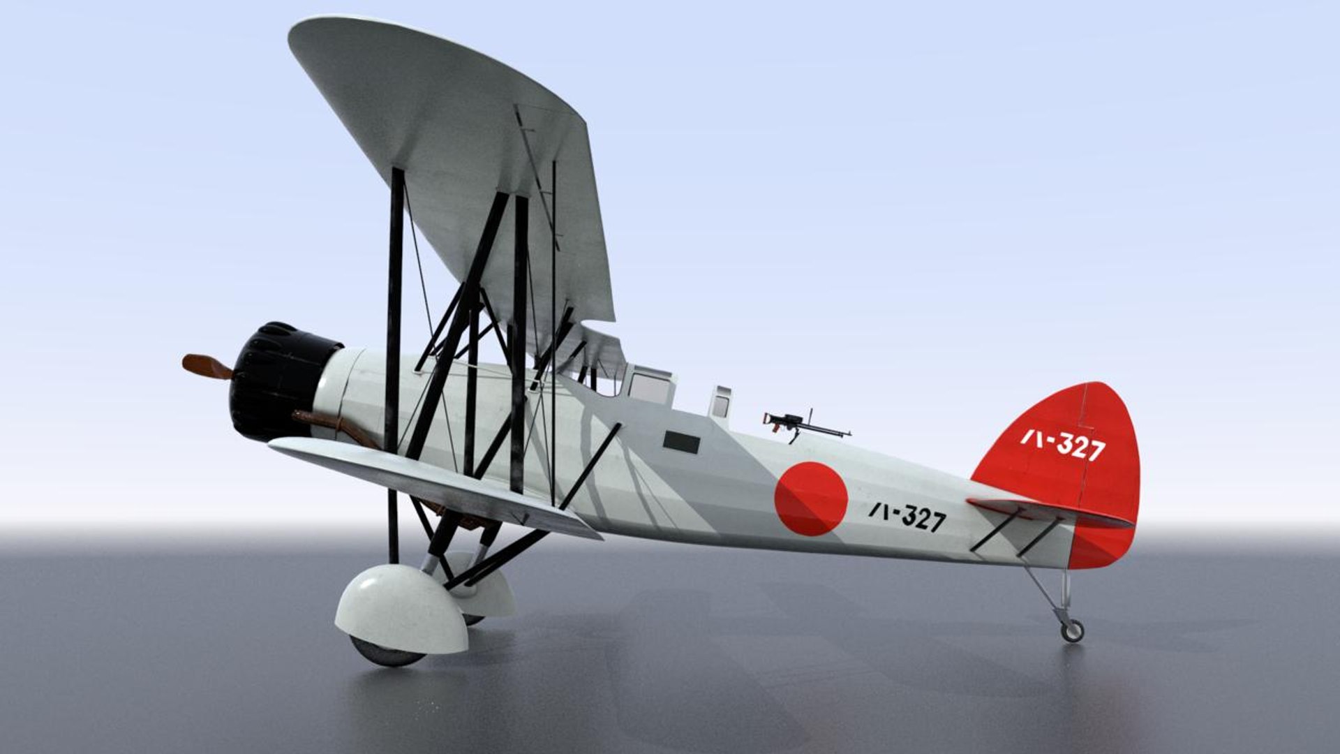 3D akagi yokosuka b4y bomber model - TurboSquid 1659010