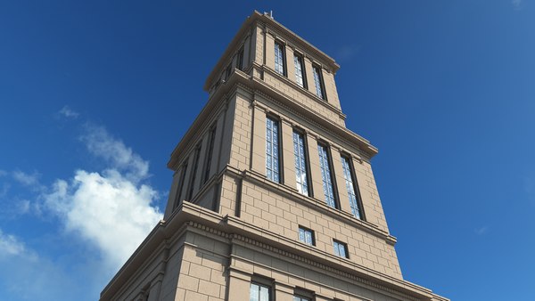 3D masonic memorial tower - TurboSquid 1451829