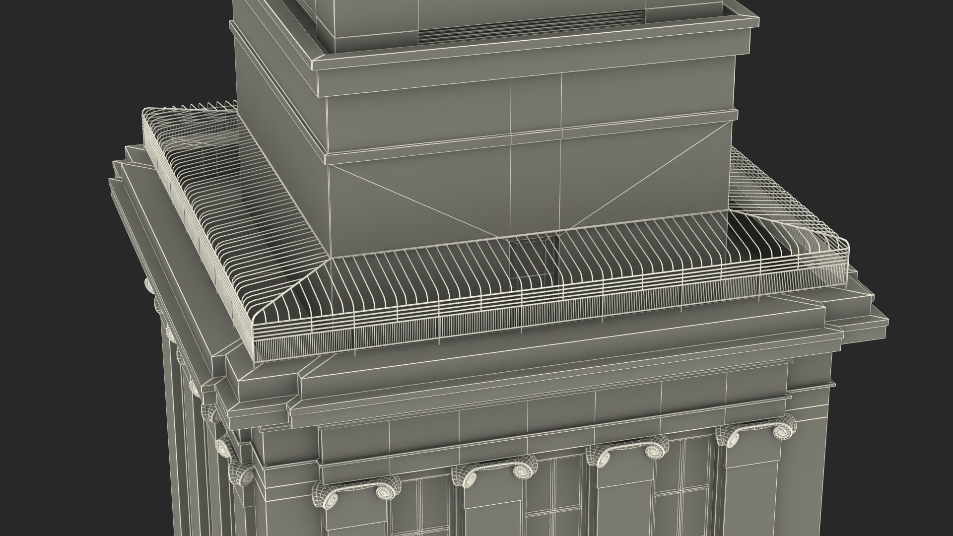 3D Masonic Memorial Tower - TurboSquid 1451829