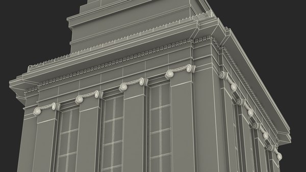 3D masonic memorial tower - TurboSquid 1451829