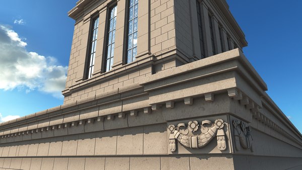 3D masonic memorial tower - TurboSquid 1451829