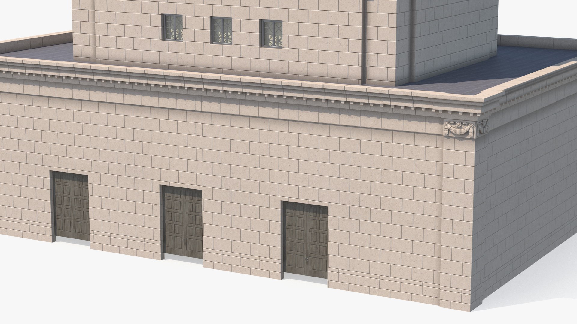 3D Masonic Memorial Tower - TurboSquid 1451829