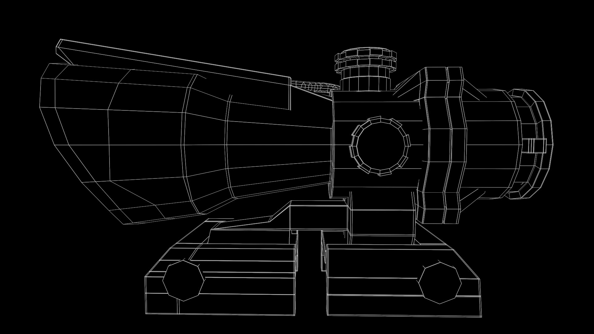 Scope weapon 4x 3D model - TurboSquid 1695416