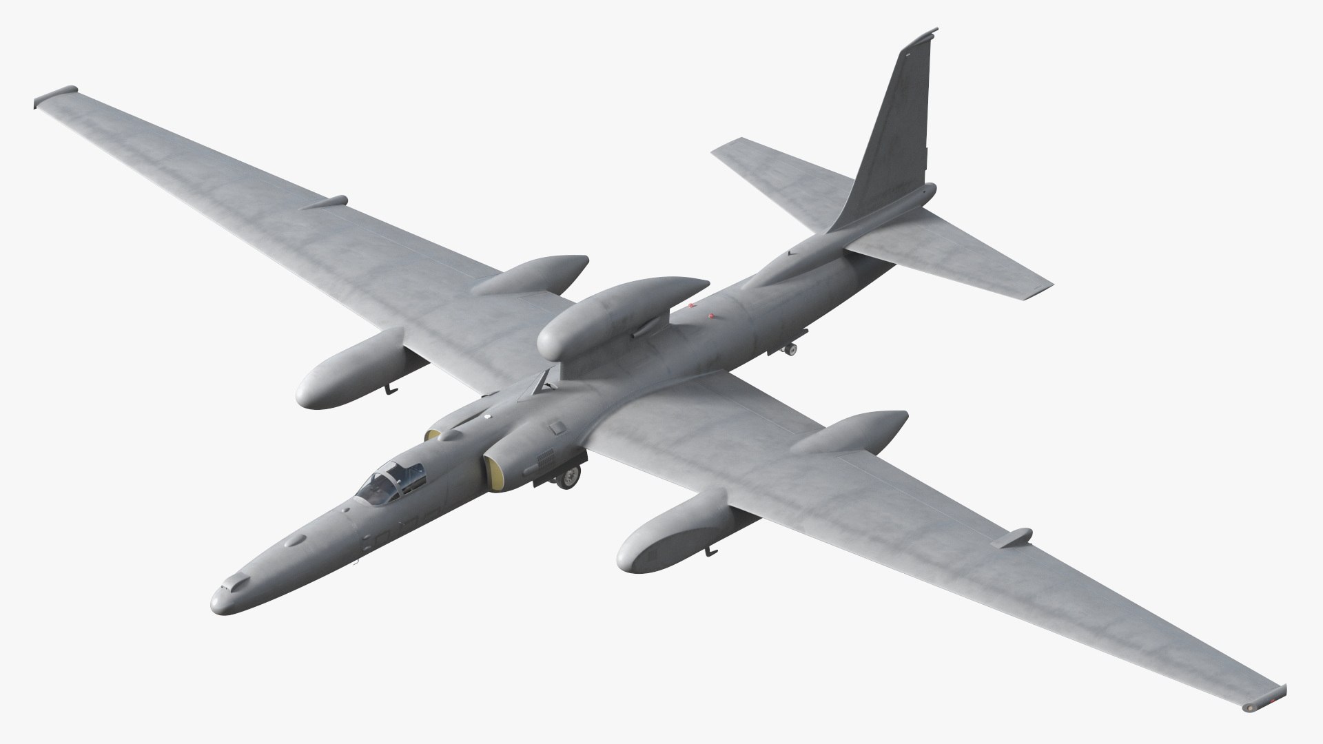 High Altitude Surveillance Aircraft Grey 3D model - TurboSquid 2086148