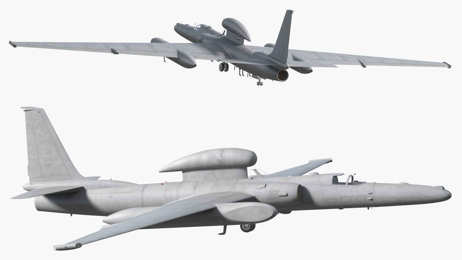 High Altitude Surveillance Aircraft Grey 3D model - TurboSquid 2086148