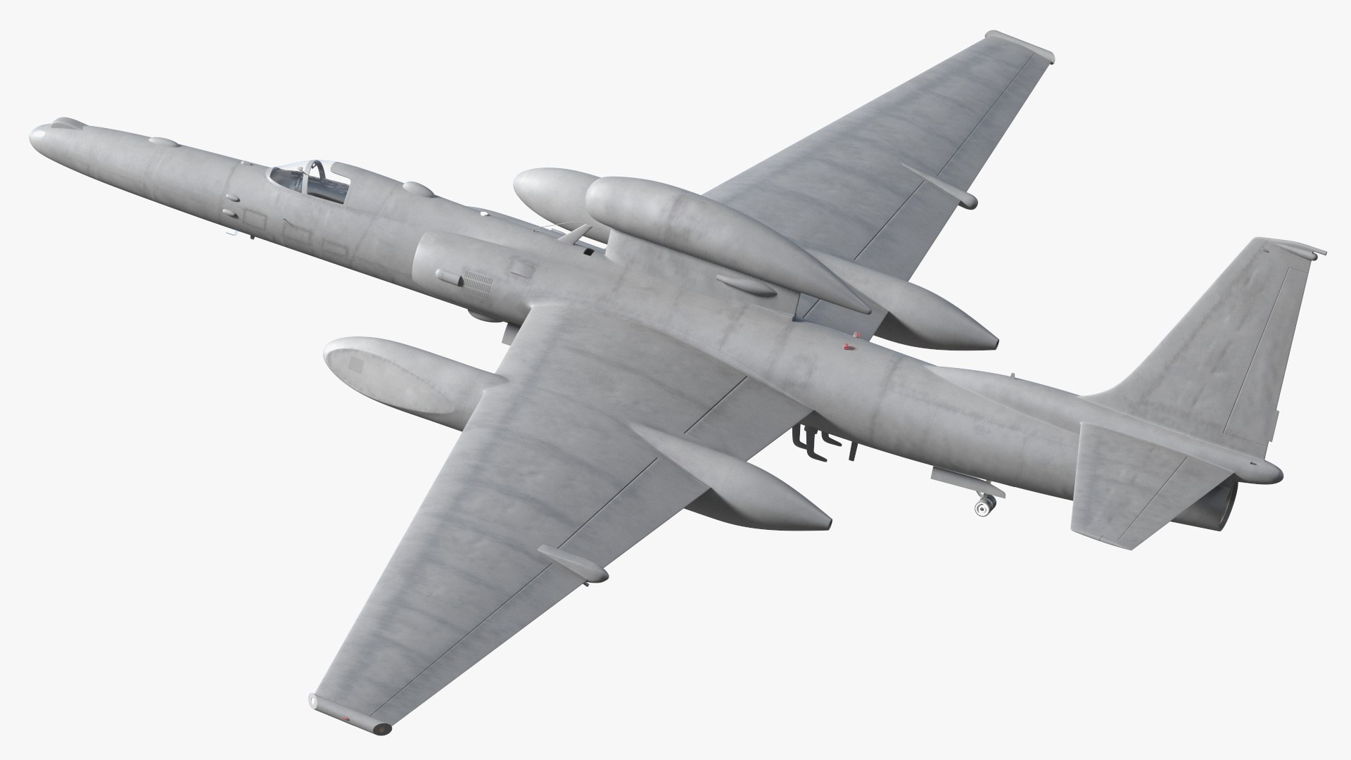 High Altitude Surveillance Aircraft Grey 3D model - TurboSquid 2086148