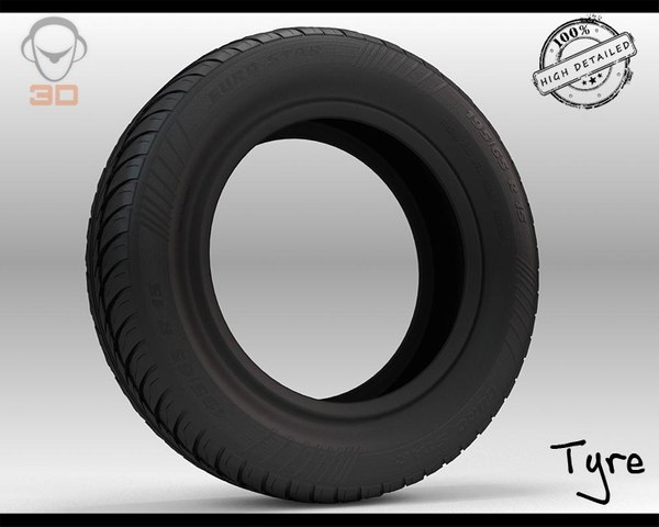 tyre parts 3d 3ds