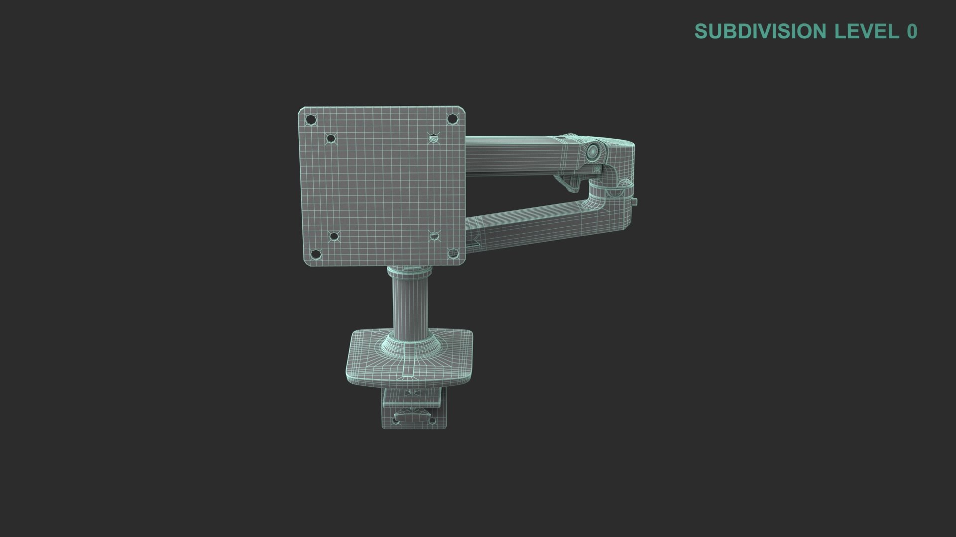 Monitor Arm 3D Model - TurboSquid 1891569