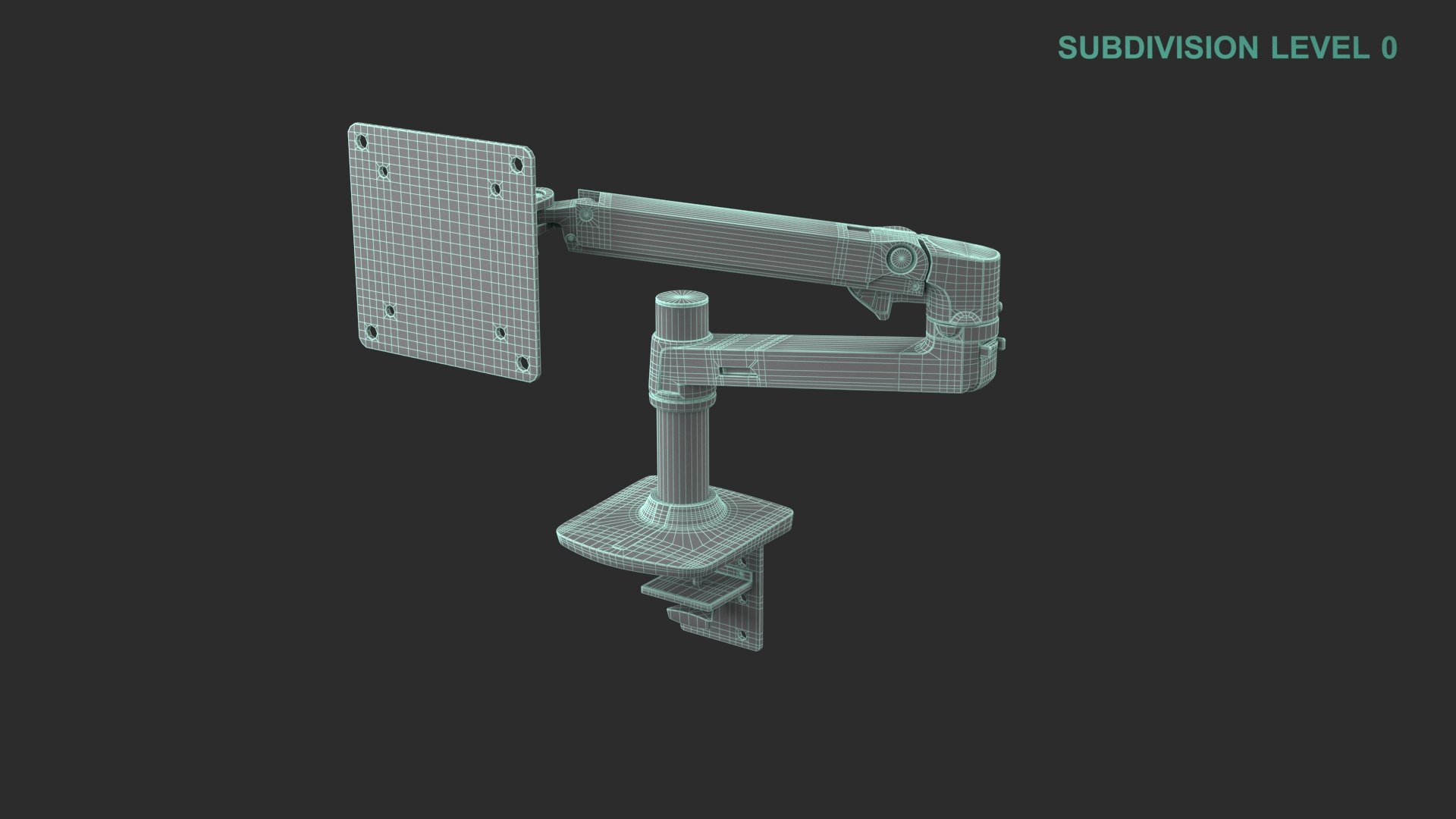 Monitor Arm 3D Model - TurboSquid 1891569