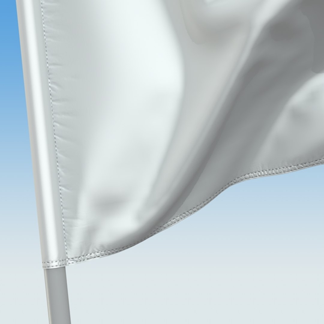 3d Animation Waving Flag Model
