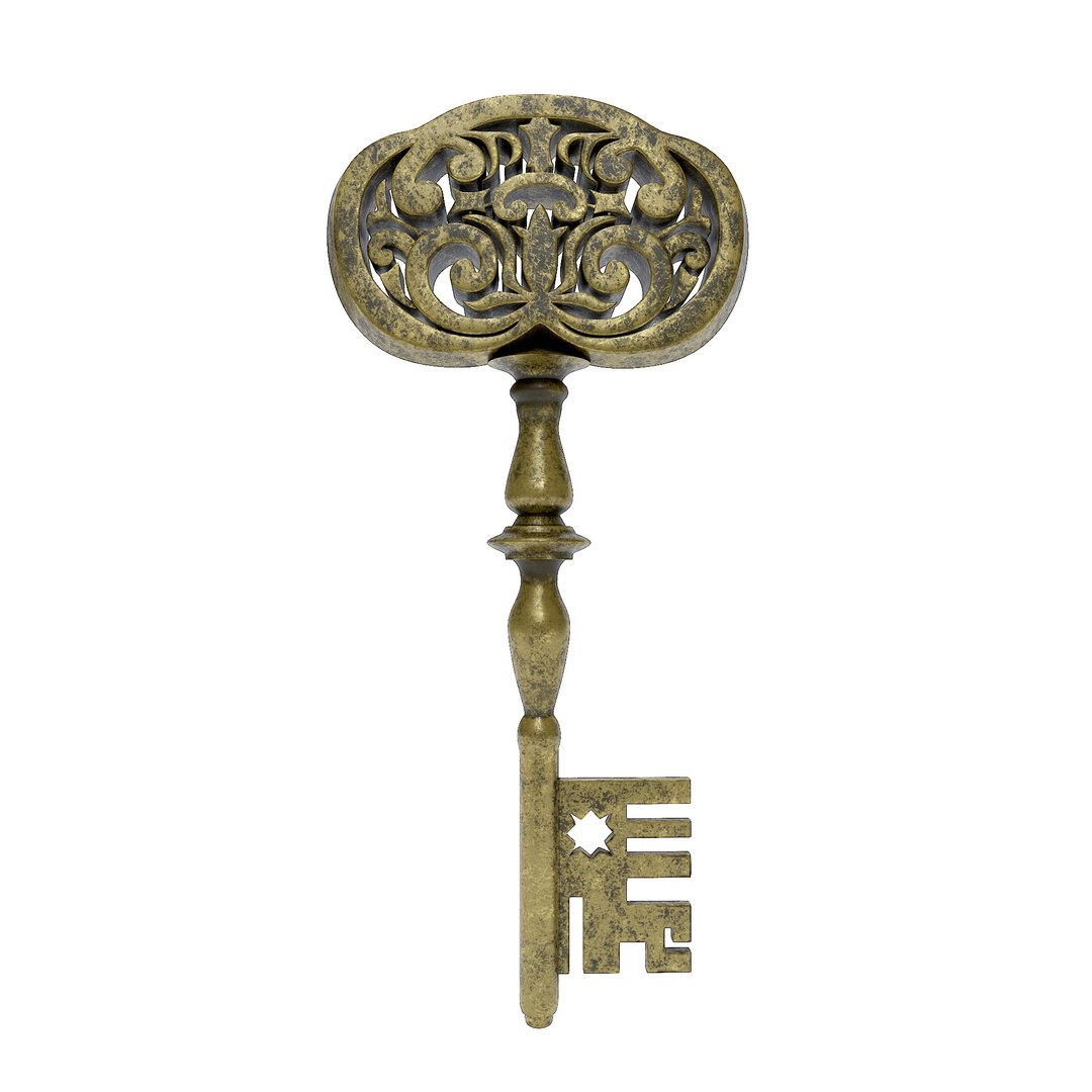Antique Key 3D - TurboSquid 1976543