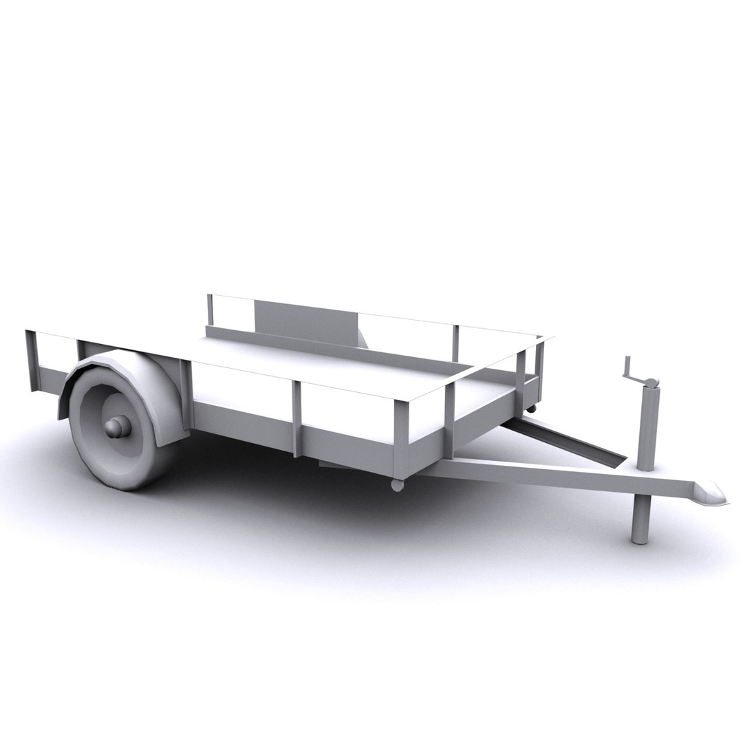 trailer utility 3d model