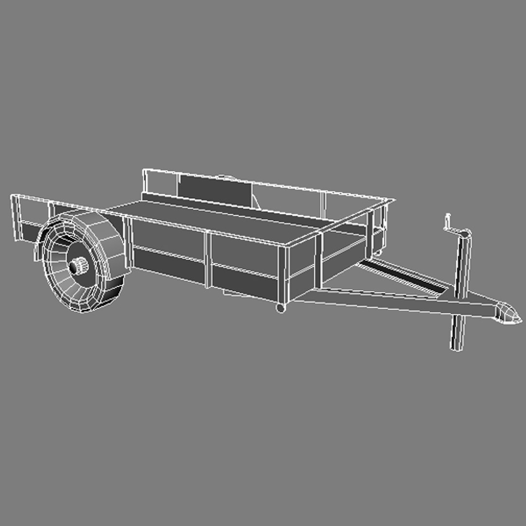 trailer utility 3d model