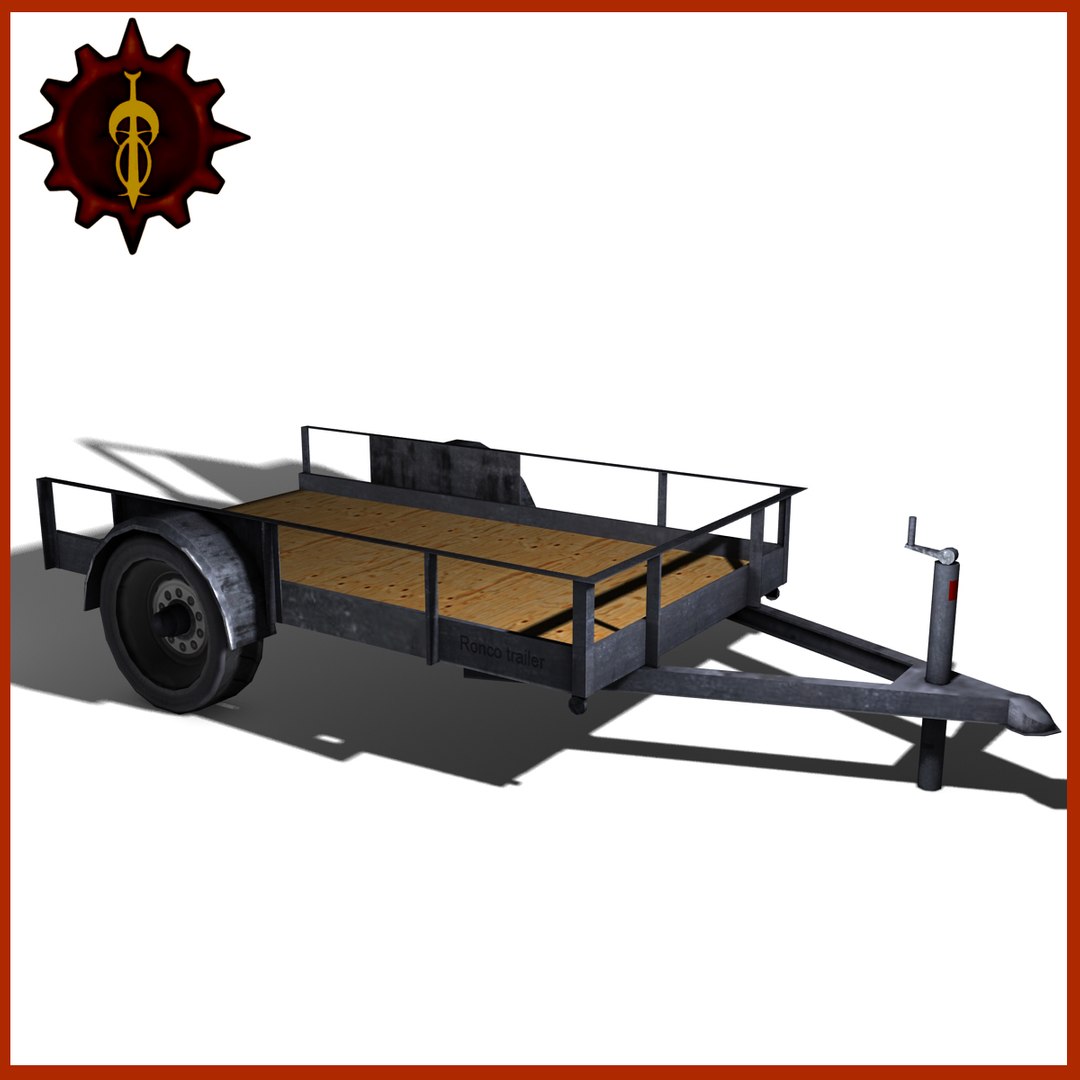 trailer utility 3d model