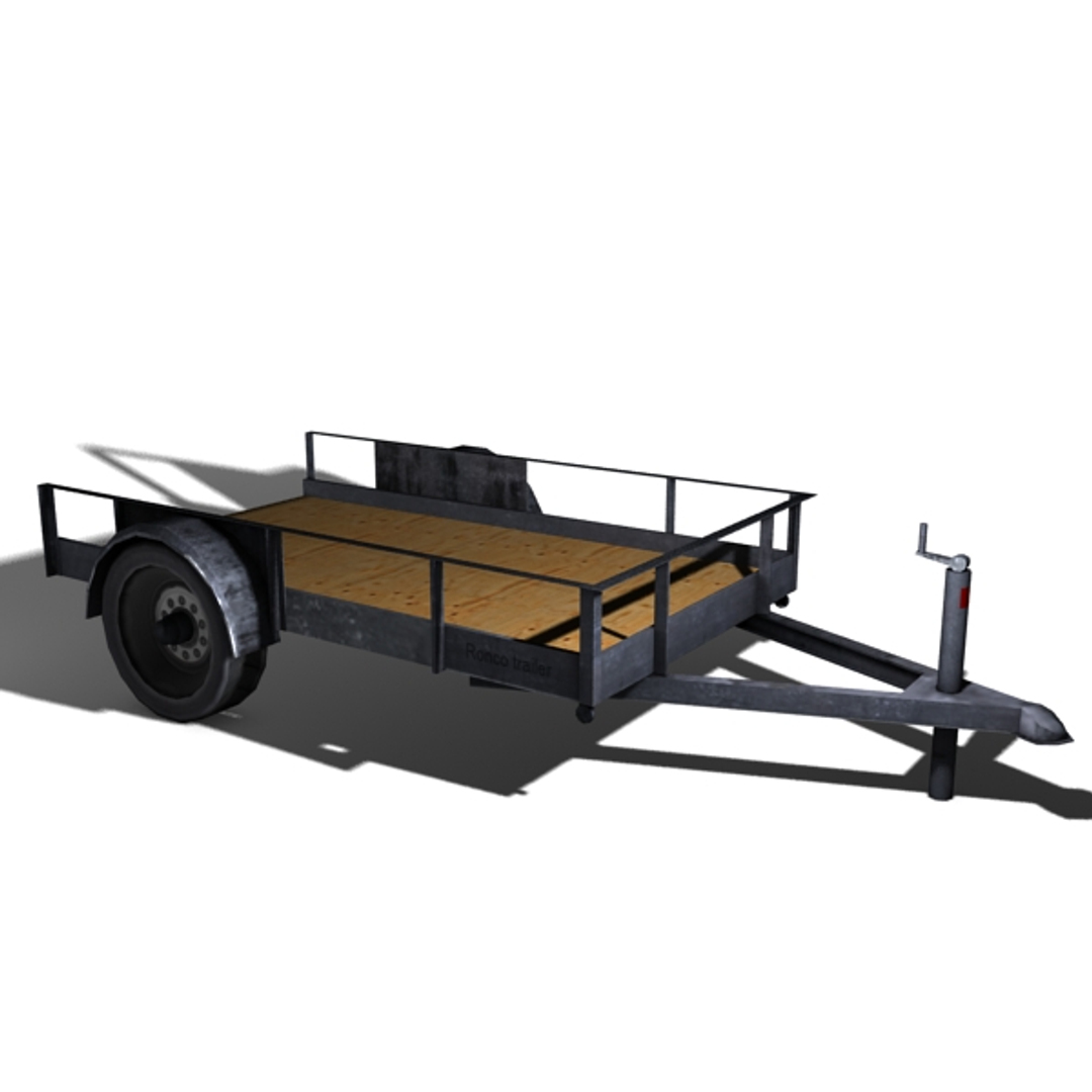 trailer utility 3d model