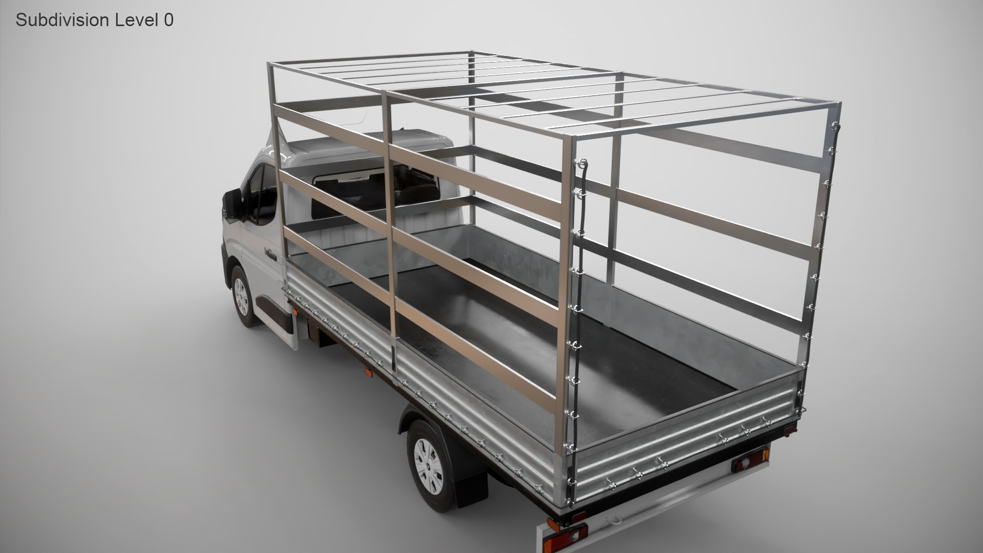 Renault Master 2025 Curtain Box Truck 3D Model Model - TurboSquid 2486412