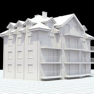 Apartment Building Modo Models for Download | TurboSquid