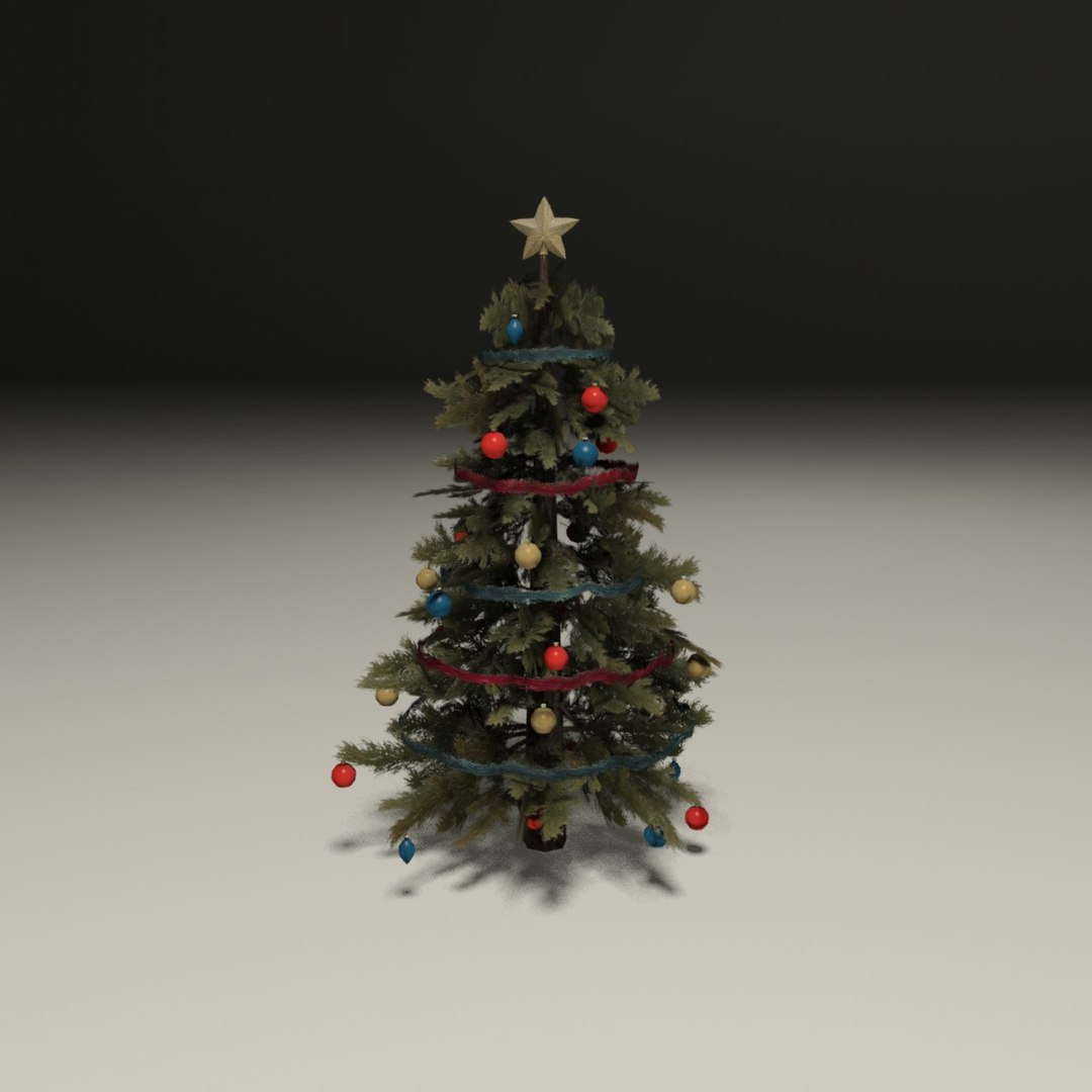 Christmas tree 3D model - TurboSquid 1824947