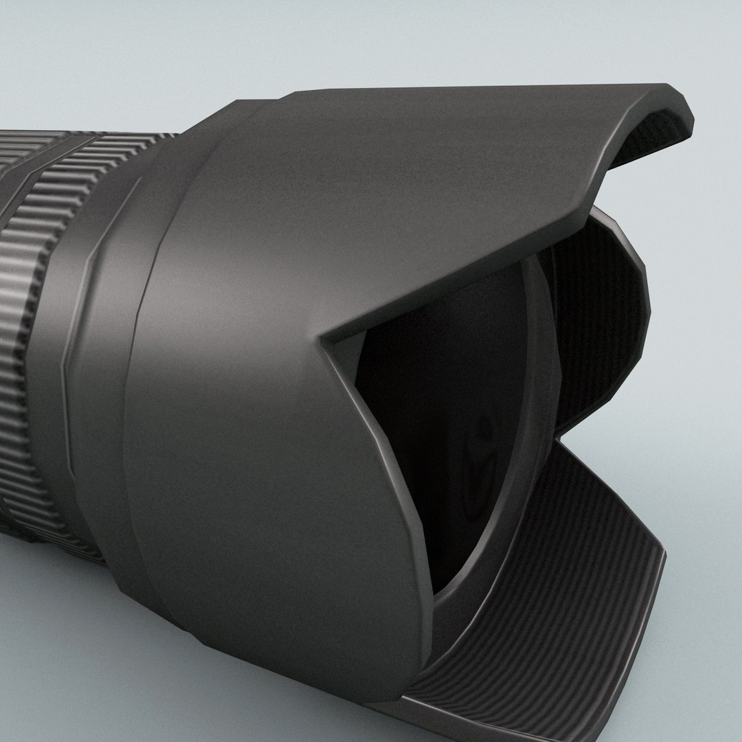 3d Model Of Camera Kit Lens V3