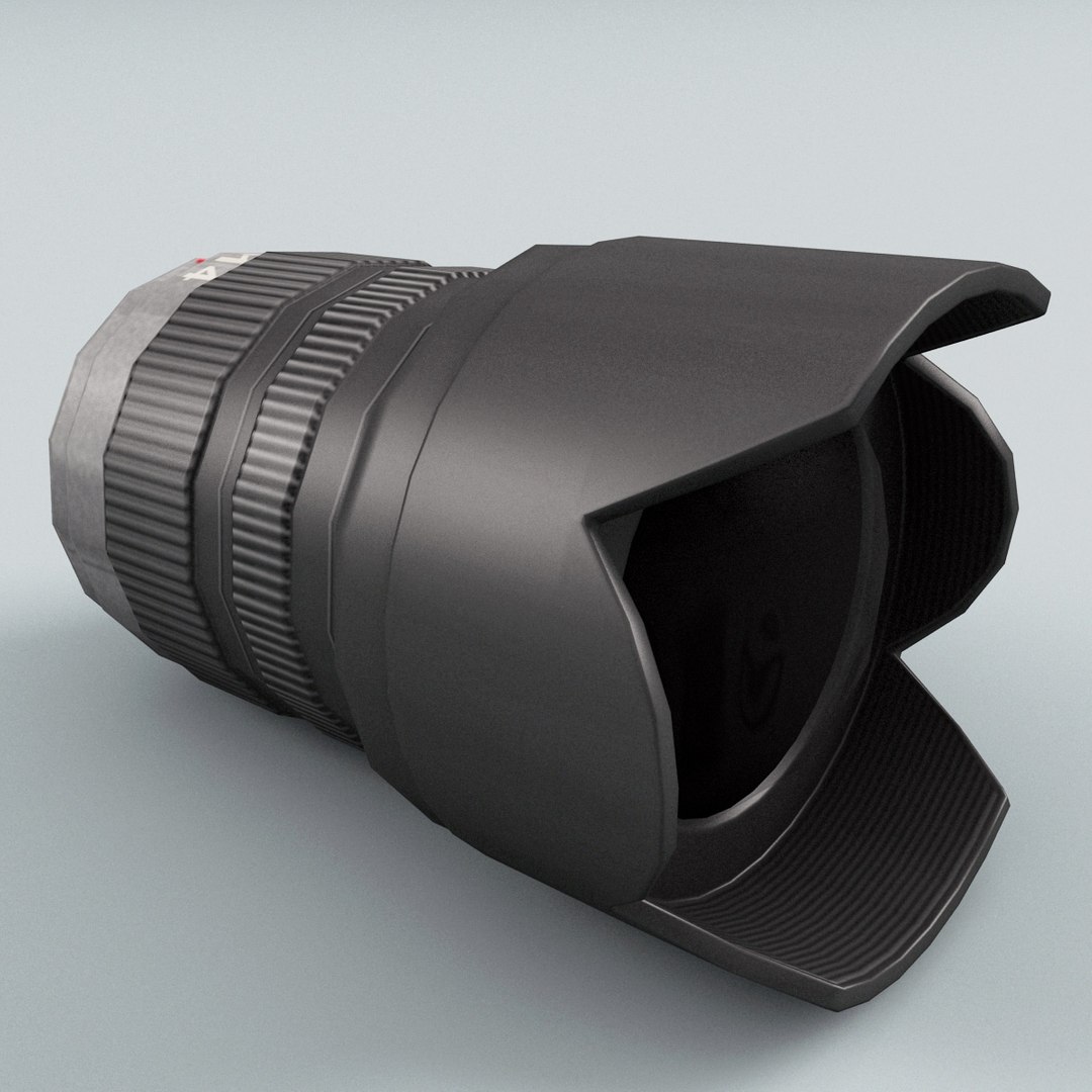 3d Model Of Camera Kit Lens V3