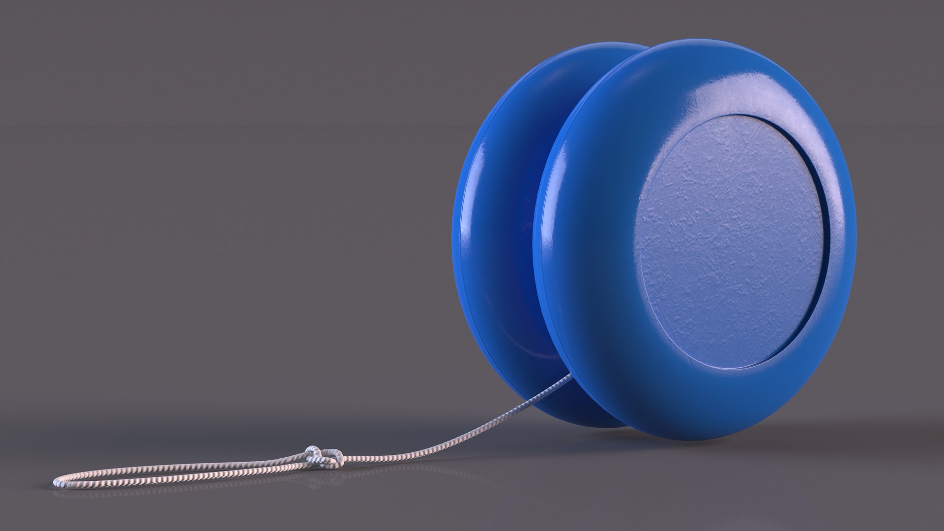Yo-Yo Toy Blue 3D - TurboSquid 2120544