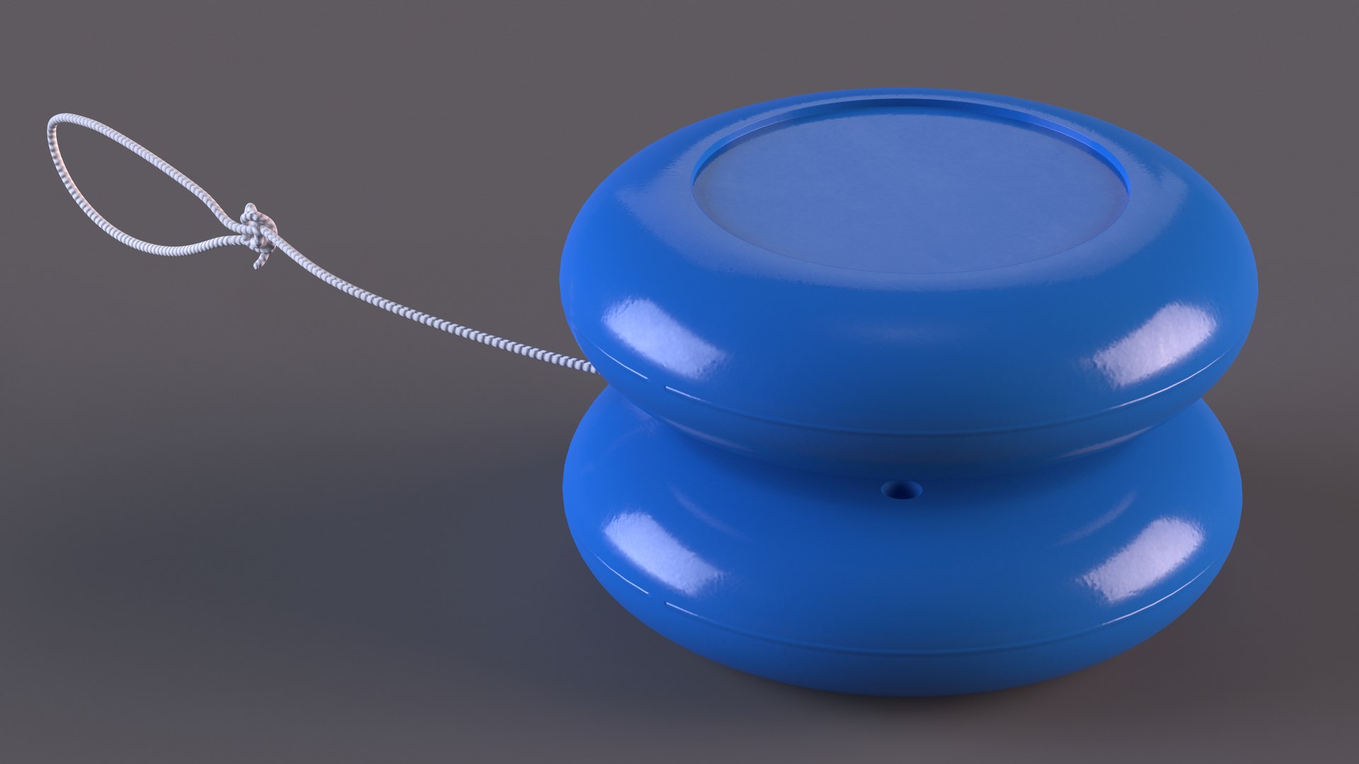 Yo-Yo Toy Blue 3D - TurboSquid 2120544
