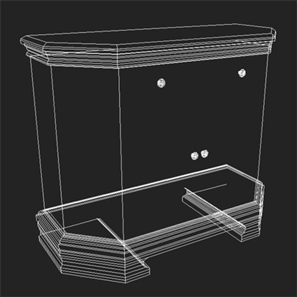 3d model bombe cabinet