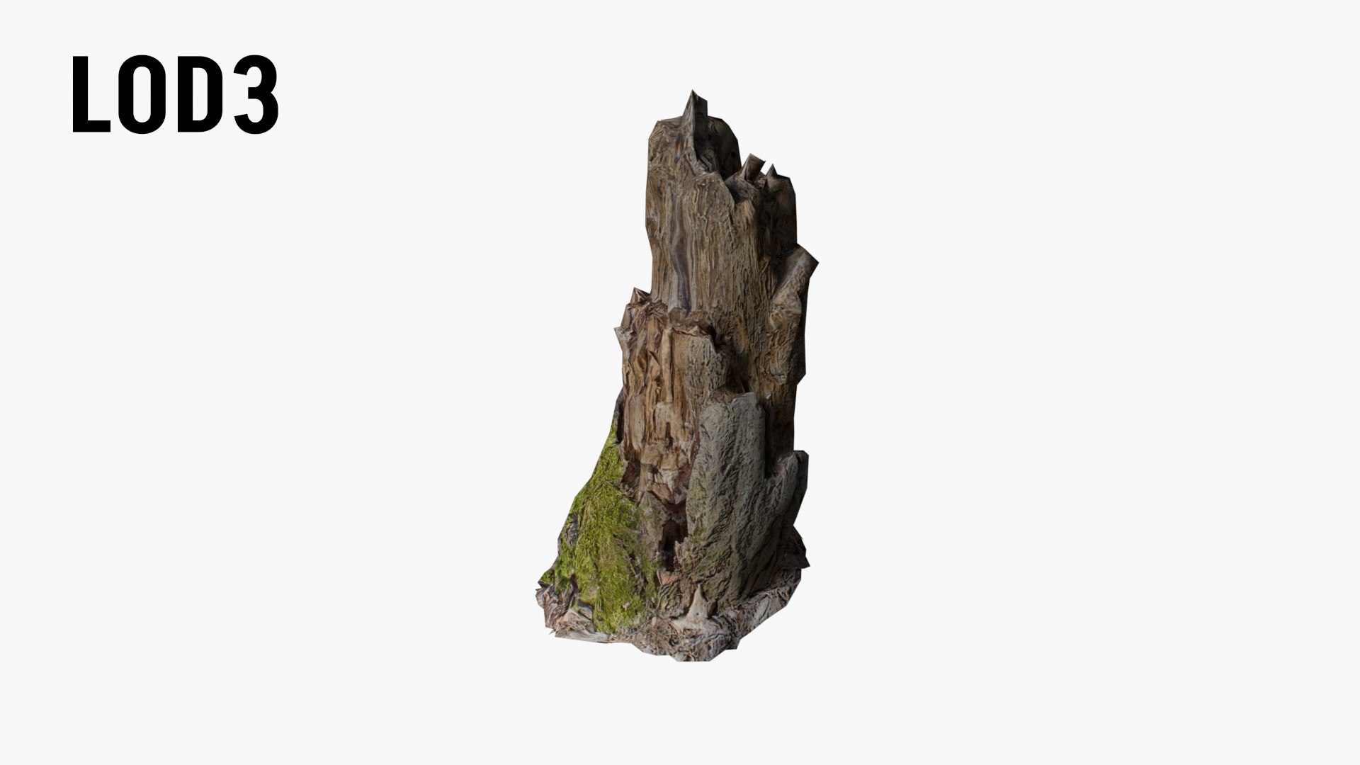 Free 3D Model Tree Stump 002 - TurboSquid 2063856