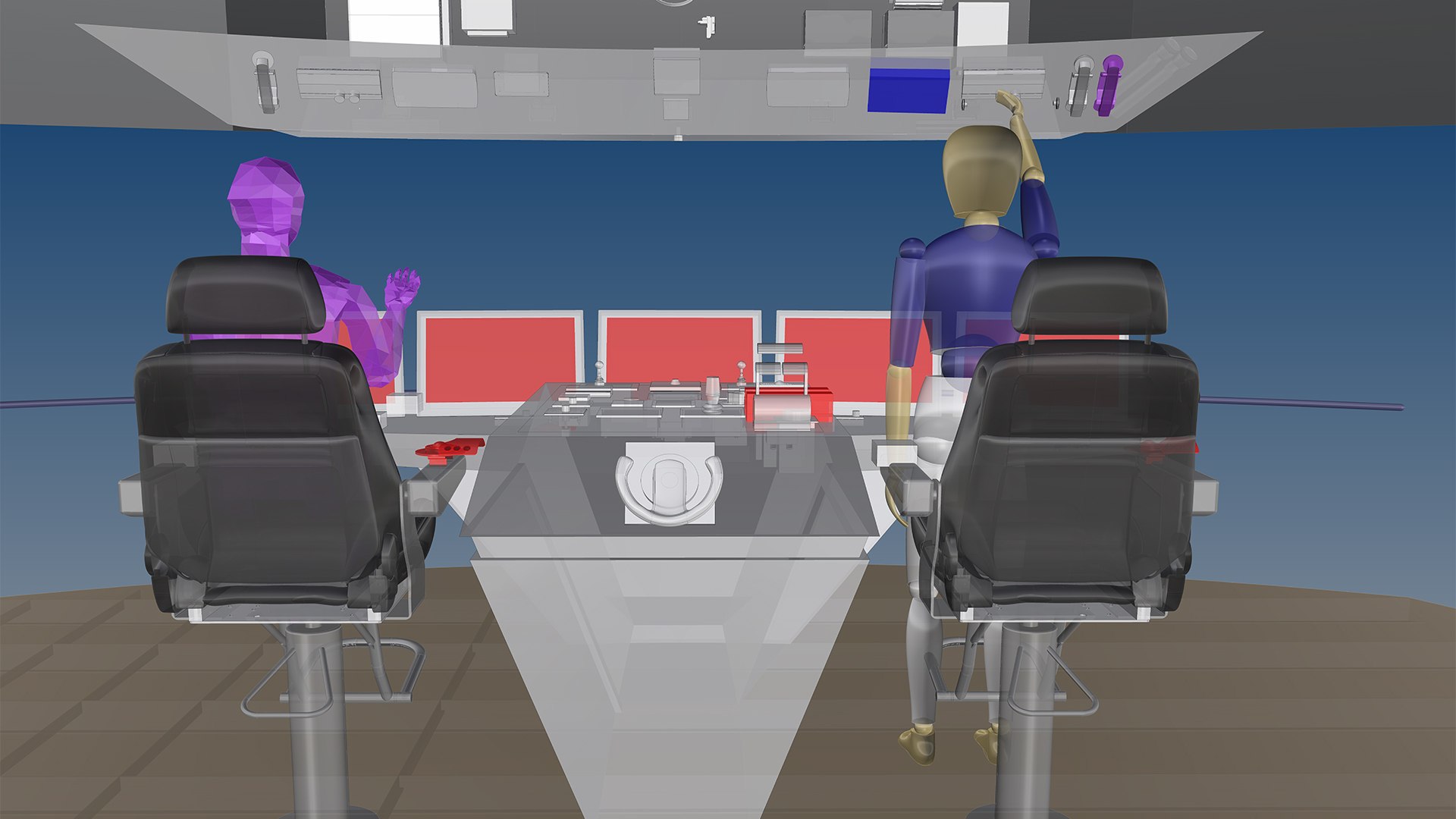 3d Command Center Room Model