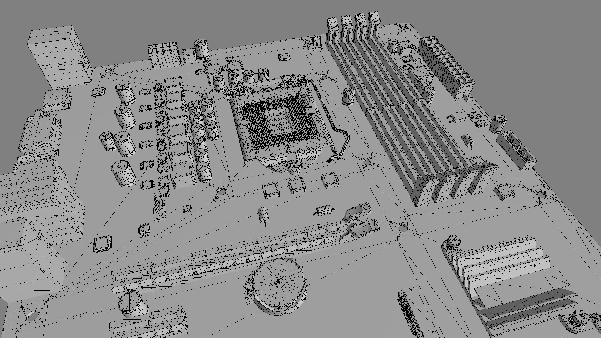 3D Model PC Motherboard MicroATX Mk05 - TurboSquid 1994185