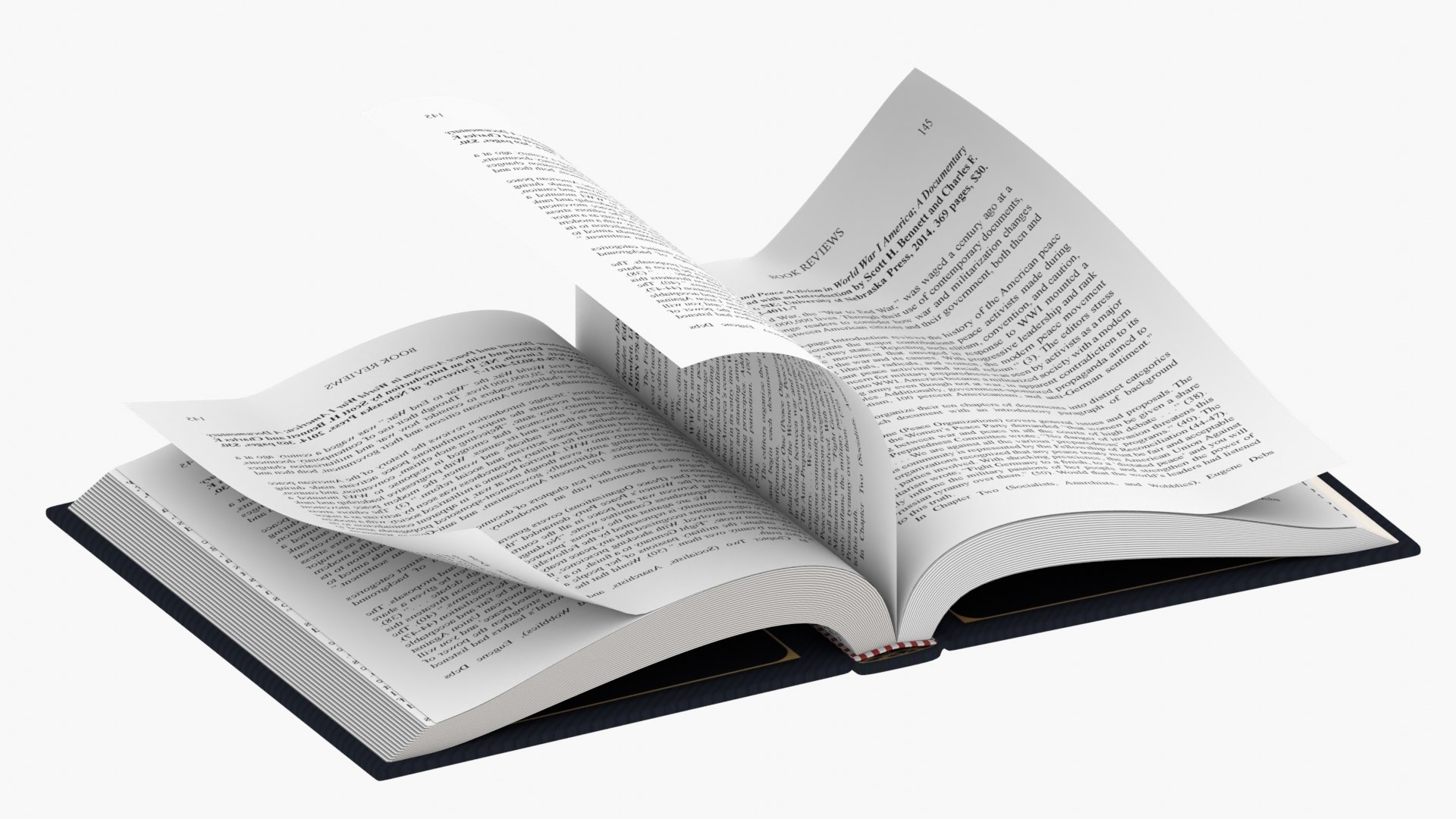 3D Realistic Black Cover Rigged Book - TurboSquid 2150328