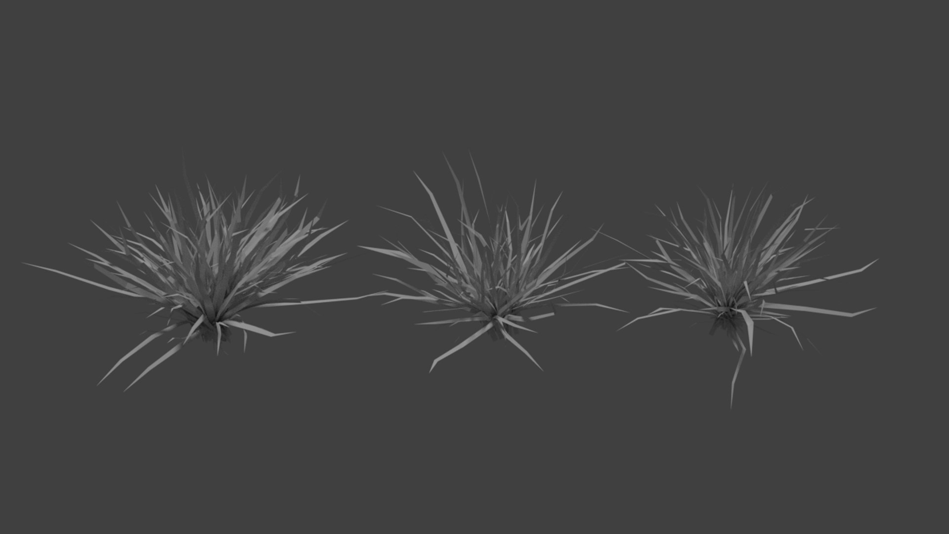 3 Grass 3D Model - TurboSquid 1247054