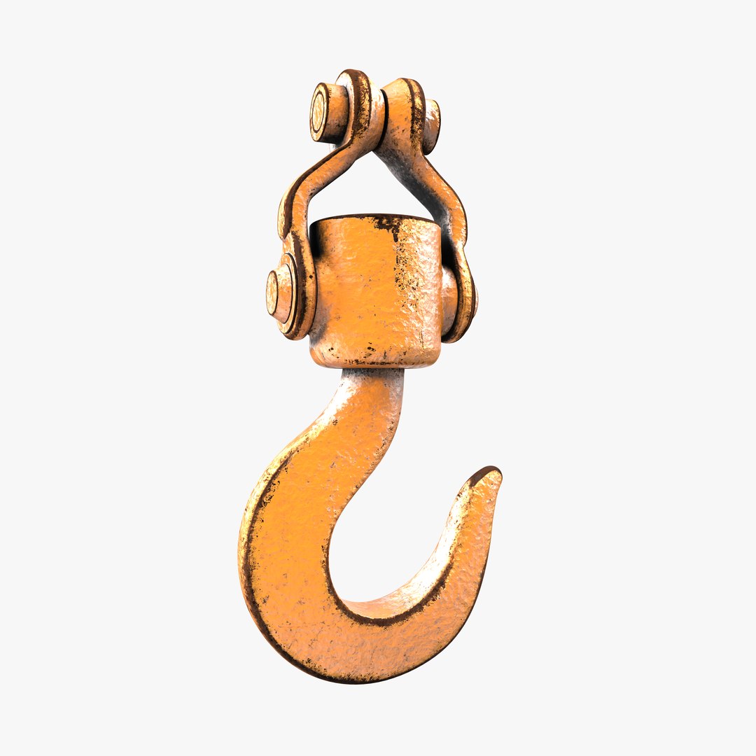 Crane Hook 3D Model - TurboSquid 1332130