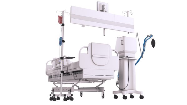 modelo 3d ICU Equipment - White - TurboSquid 1913553