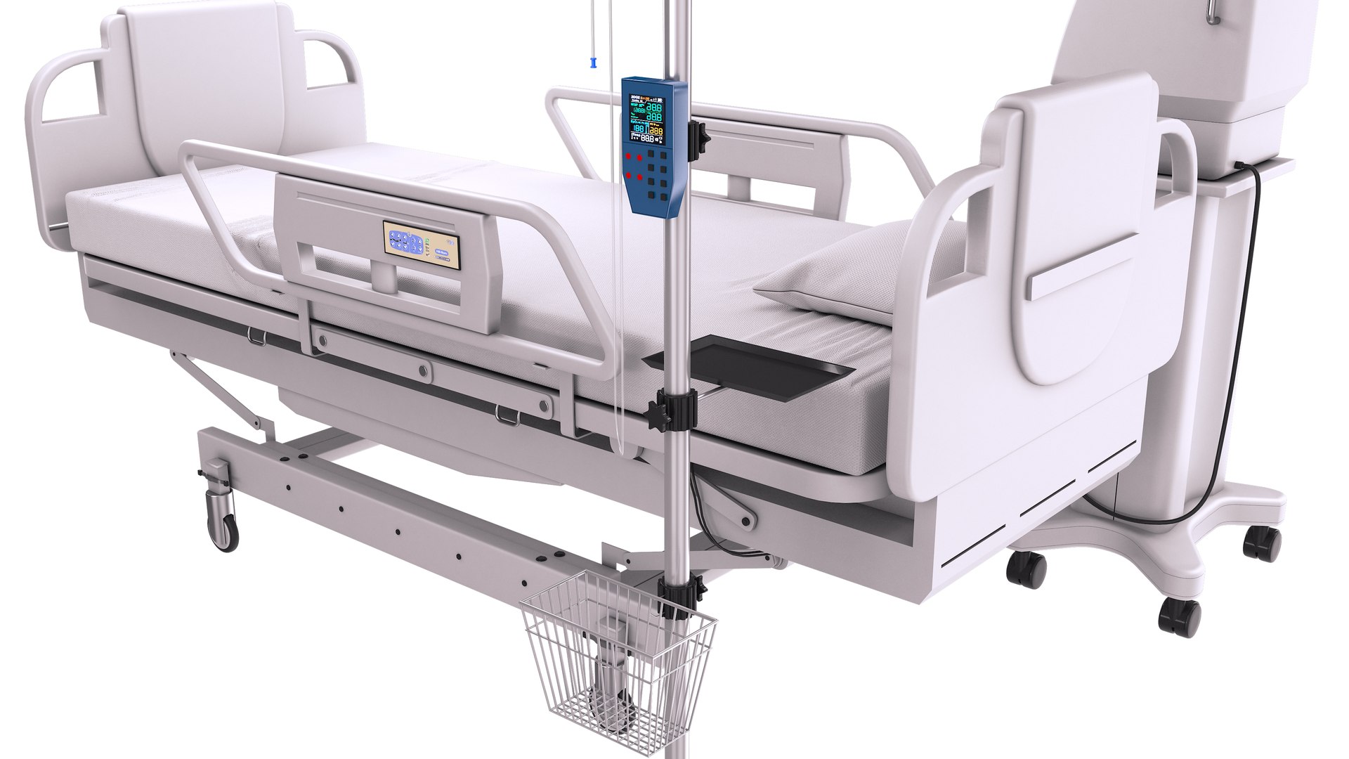3D Model ICU Equipment - White - TurboSquid 1913553