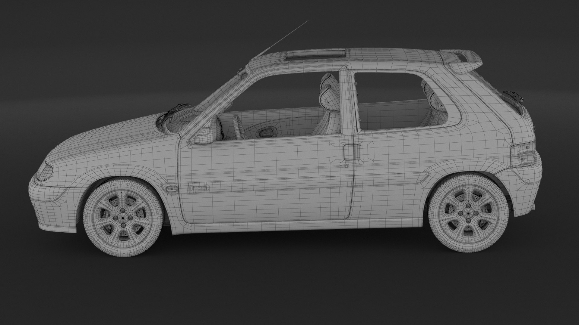 Citroen Saxo VTS 3D Model - TurboSquid 2281963