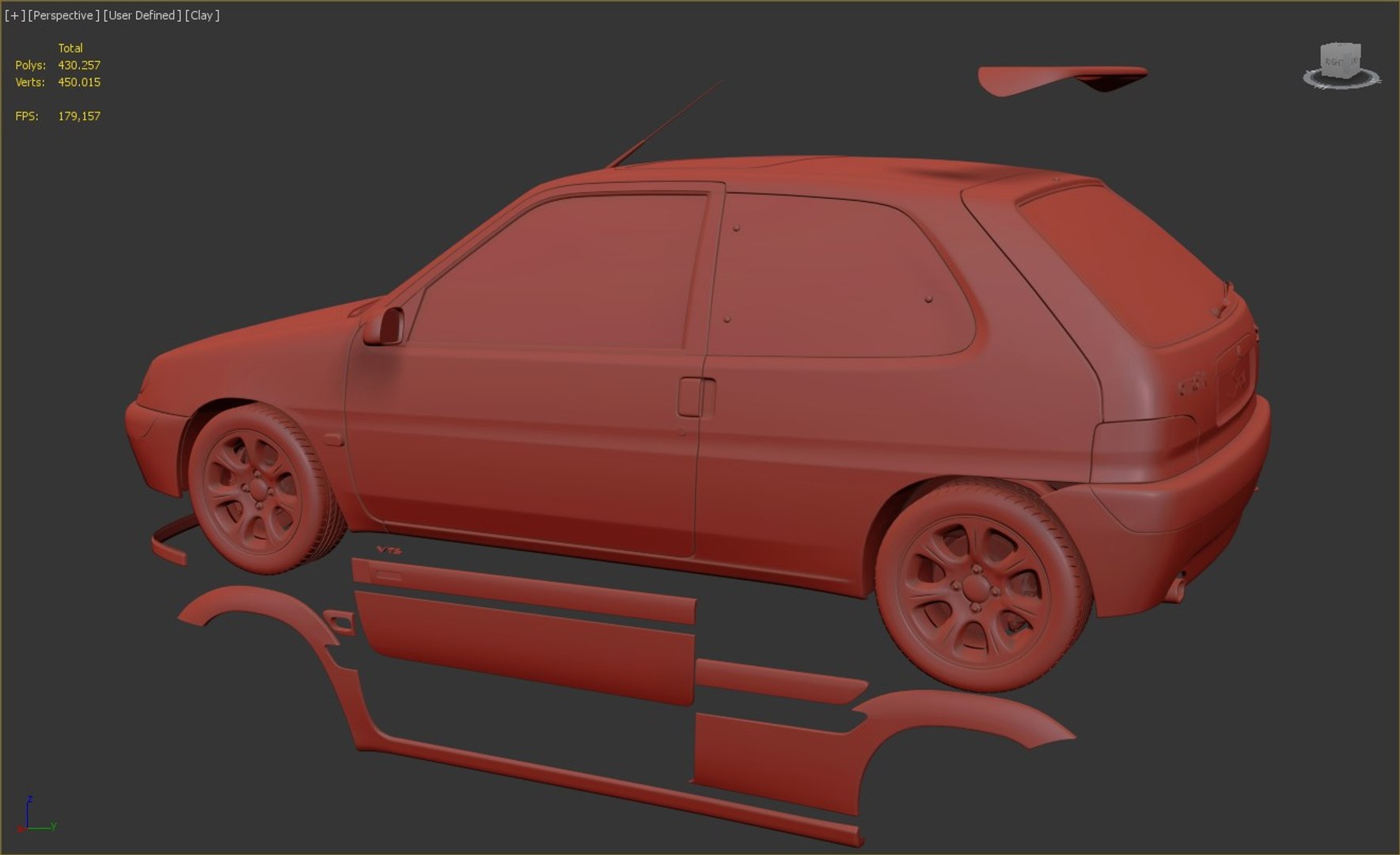 Citroen Saxo VTS 3D Model - TurboSquid 2281963